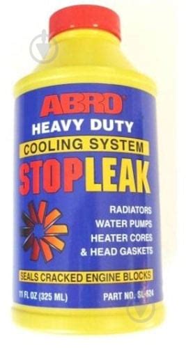 ᐉ Герметик для радиатора ABRO (SL-624 325ML) 325 мл • Купить в Киеве ...