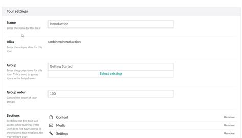 Tour Editor Our Umbraco Com