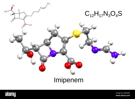Chemical Formula Structural Formula And 3d Ball And Stick Model Of