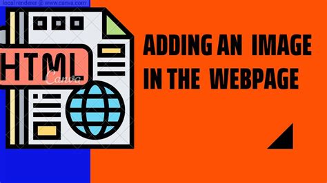 adding an image in html webpage youtube
