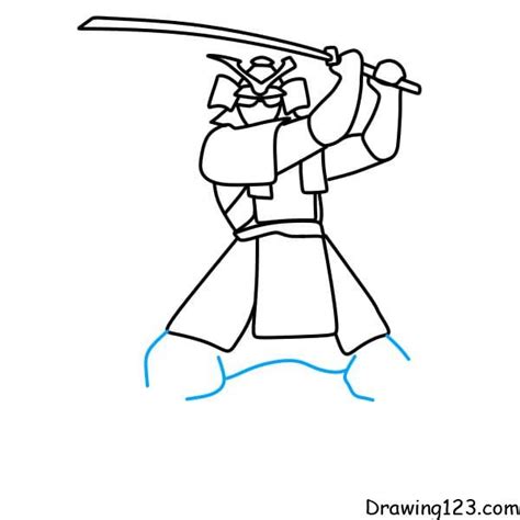 Easy Samurai Drawings