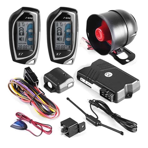 engine starter 2 way car alarm with autostart keyless entry system