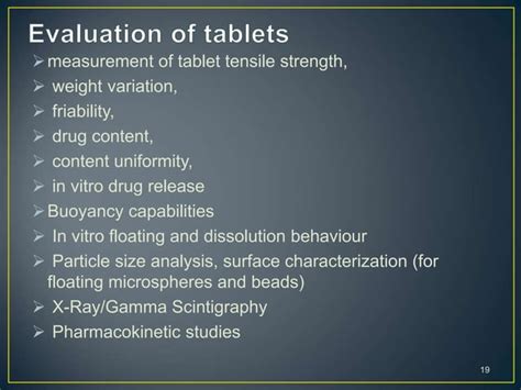 Evaluation Of Gastro Retentive Drug Delivery System Grdds Ppt Digestive Disorders