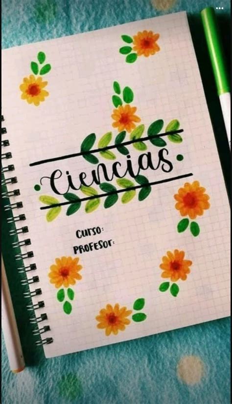 Idea Portada Ciencias Lettering Em 2024 Cadernos De Ciências Capa Do