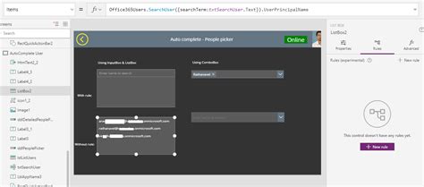 people picker control in powerapps
