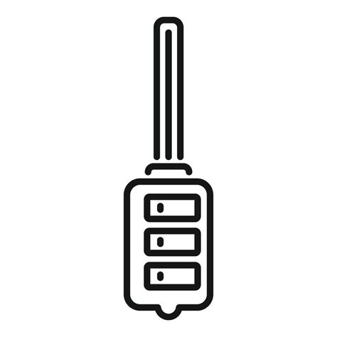 Car Alarm System Key Icon Outline Security Access 43296789 Vector Art At Vecteezy