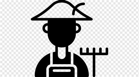 컴퓨터 아이콘 농부 농업 양 봉 농부 아이콘 흑백 농업 실루엣 Png Pngwing