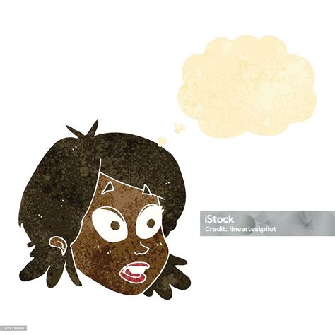 말풍선이 있는 여성 얼굴 만화 Bubbl 깜짝이야 발현 2015년에 대한 스톡 벡터 아트 및 기타 이미지 2015년 귀여운 그리기 Istock