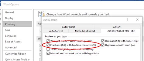 How To Type Fractions In Microsoft Word Proofed S Writing Tips