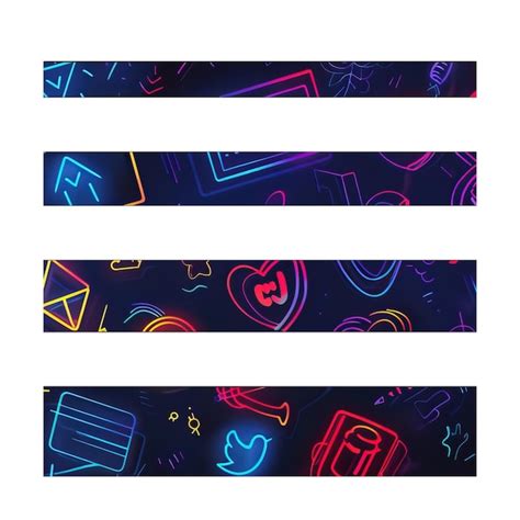 premium photo image icons line width shapes dark theme