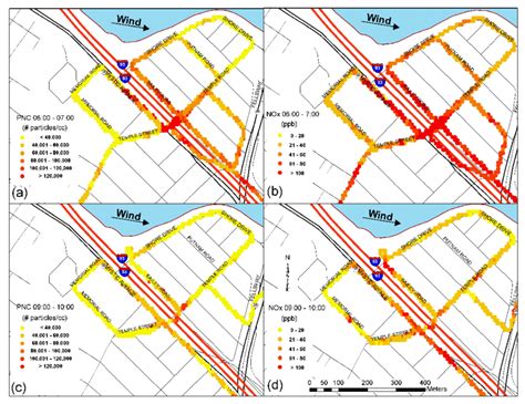Spatial Distribution Of Particle Number Concentration 7 1000 Nm A