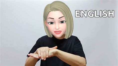 How To Say English In American Sign Language Asl Sign