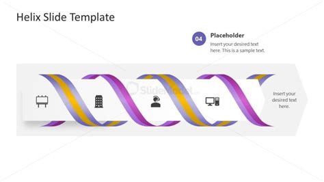 Powerpoint Template For Helical Process Diagram Slidemodel