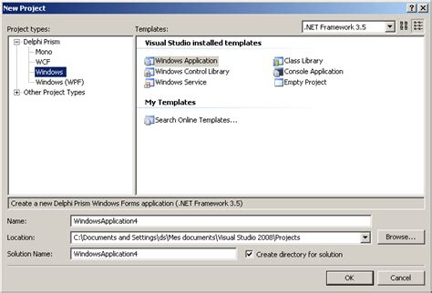 utilisation de delphi prism