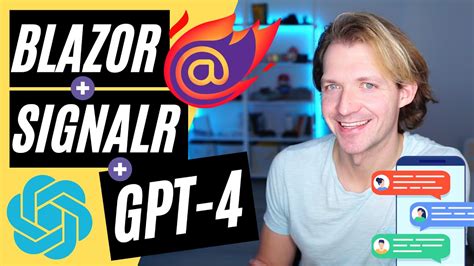 gpt 4 builds a blazor chat app with 7 and signalr 🚀 youtube