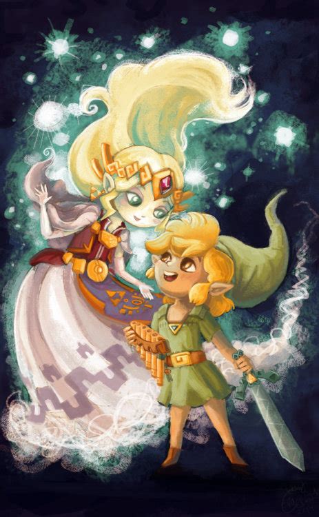 Zelda Spirit Track Art I Redesigned It A Bit Her Tumbex