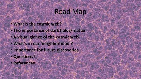 The Cosmic Web Ppt