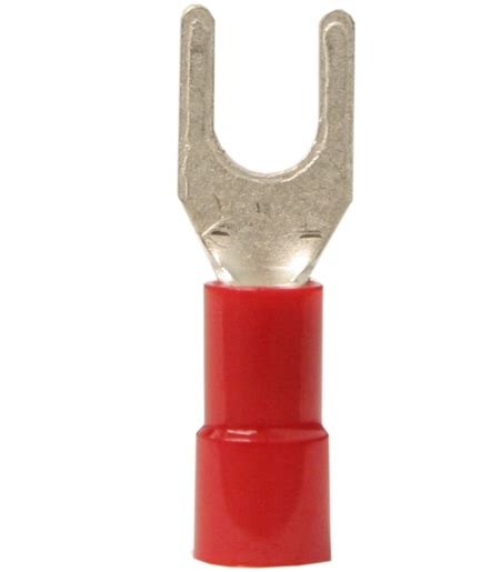 Z F V70gk007001 Red Pvc Insulated Fork Terminal M3 20 16 Awg