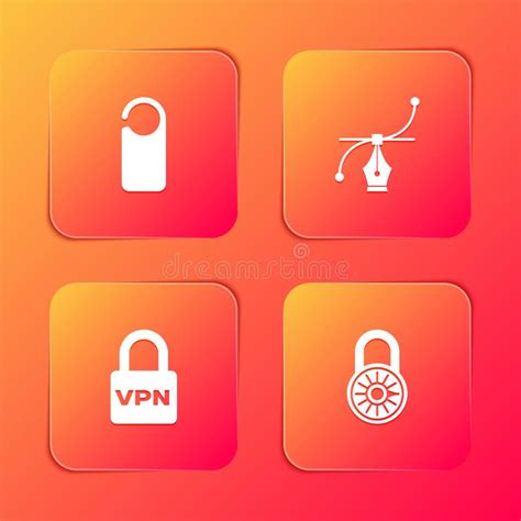Set Please Do Not Disturb Bezier Curve Lock Vpn And Safe Combination