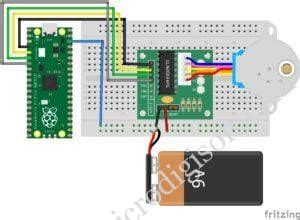 28BYJ 48 Stepper Motor With Raspberry Pi Pico Using MicroPython