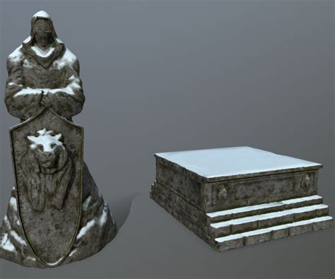 Artstation Statue Game Assets