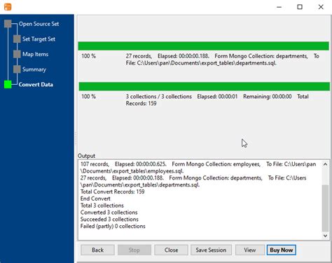 Batch Export MongoDB Atlas Data To SQL Files