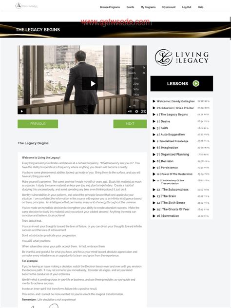 03 The Legacy Begins Proctor Gallagher Institute Pdf Thought