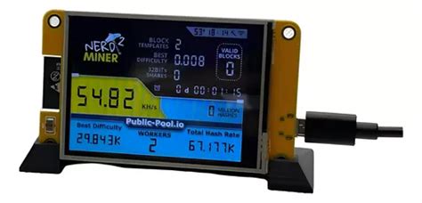 Nerdminer V2 Minerador Bitcoin Com Display 28 Base Parcelamento
