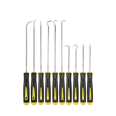 Automotive Oil Seal Hook Pick Set 10 Piece Special Shaped Seal Puller