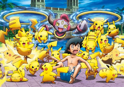 Pikachu Ash Ketchum And Hoopa Pokemon And 2 More Danbooru