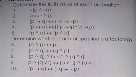 Answered Determine The Truth Value Of Each… Bartleby