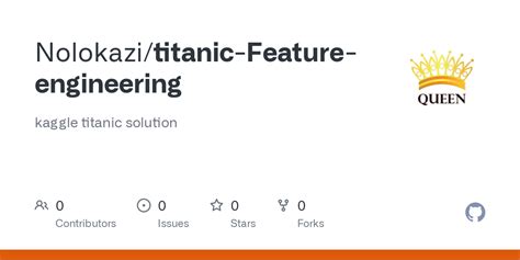 GitHub Nolokazi Titanic Feature Engineering Kaggle Titanic Solution