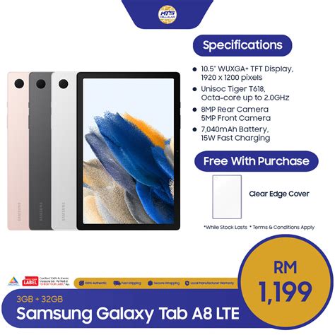 Samsung Galaxy Tab A8 LTE Price In Malaysia Specs KTS
