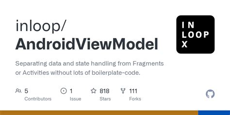Github Inloopandroidviewmodel Separating Data And State Handling