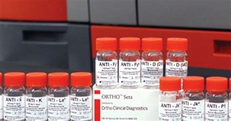 Ortho Sera Id Mts Antigen Phenotyping Cleared On Ortho Vision Platform