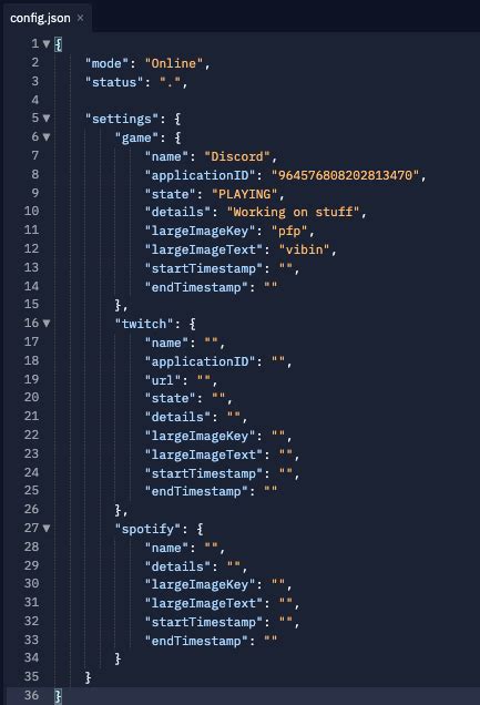 project ready but can t see presence · issue 12 · mewzax discord rpc