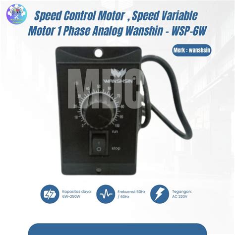 Jual Speed Control Motor Potensio Analog Speed Variable Motor