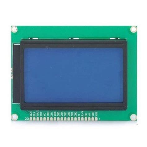 Display Lcd Gráfico x Backlight Azul Eletrogate anos
