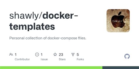 Github Shawlydocker Templates Personal Collection Of Docker Compose Files