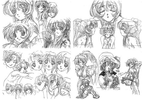 Yuriko Chiba Koutetsu Tenshi Kurumi Genga Production Materials