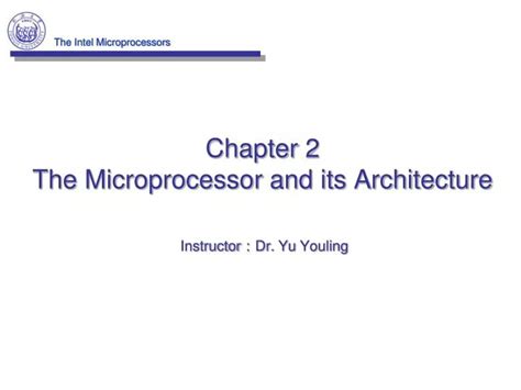 PPT Chapter 2 The Microprocessor And Its Architecture PowerPoint Presentation ID 5086935