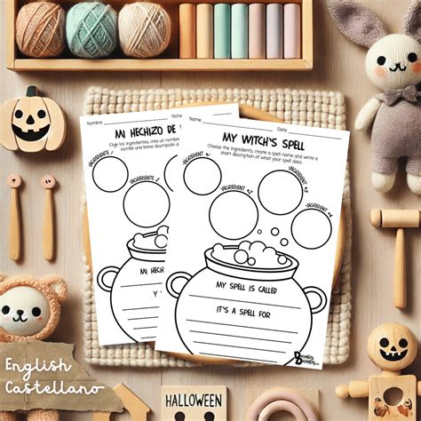 Hechizo De Halloween Halloween Spell Docentes Decentes