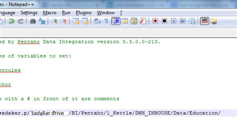 Hitachi Vantara Pentaho Bi Suite Tutorials Tip File Path As Variable In Kettleproperties