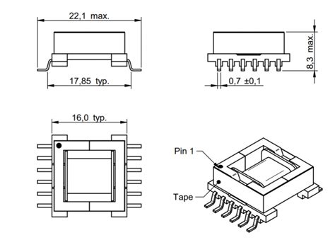 749119318 Power Over Ethernet Transformer For Poe Powered Devices