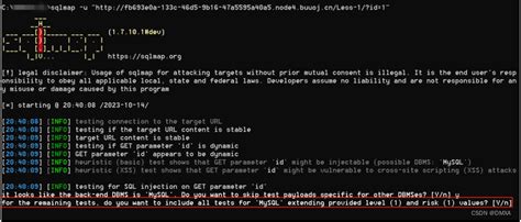 【史上最全sqlmap通关sqli Labs靶场教程】sqlmap实现sqli Csdn博客 【史上最全sqlmap通关sqli Labs靶场教程】sqlmap实现sqli Csdn博客