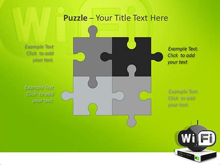 Wifi Modem PowerPoint Template Backgrounds Google Slides ID SmileTemplates