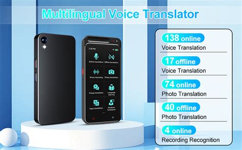 Language Translator Device 138 Languages Intelligent Ai Voice