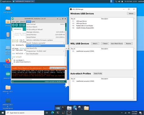 Arduino Leonardo Microcontroller Keeps Disconnecting From Arduino Ide Wl2 Usbipd Win · Issue