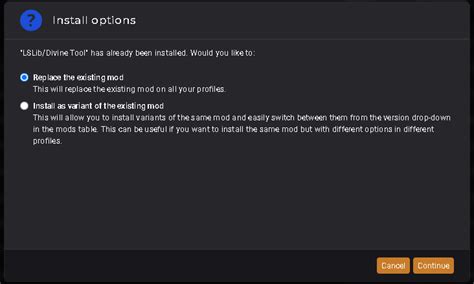 Vortex Issues Lslibdivine Not Installing Mods Not Loading Mod