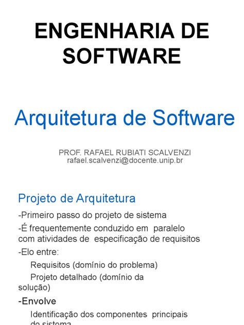 Arquitetura De Software Pdf Model View Controller Mvc Padrão